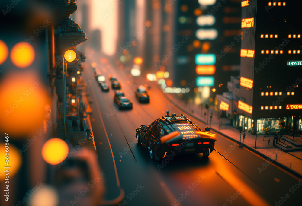 Ai-Generated Render of a Futuristic Cyberpunk City: Exploring the ...