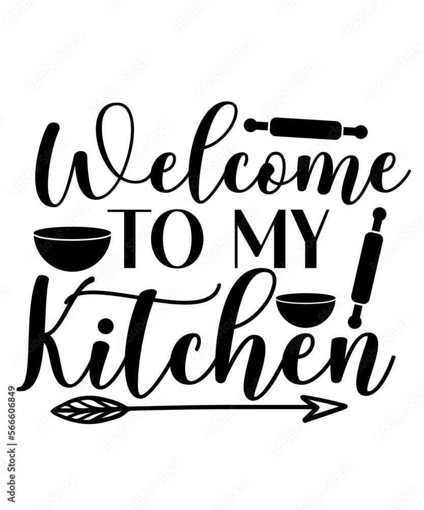 Vetor de Kitchen Svg Design,Kitchen SVG Bundle, baking svg, cooking svg ...