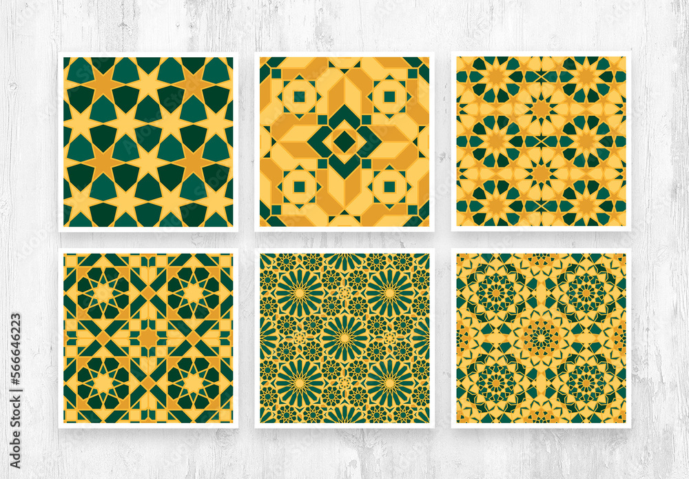 Islamic Arabic Patterns Stock Template | Adobe Stock