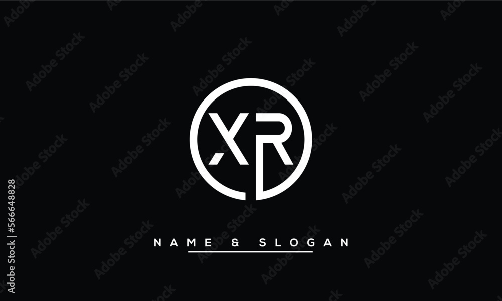 XR, RX, X, R Abstract Letters Logo Monogram Stock Vector | Adobe Stock