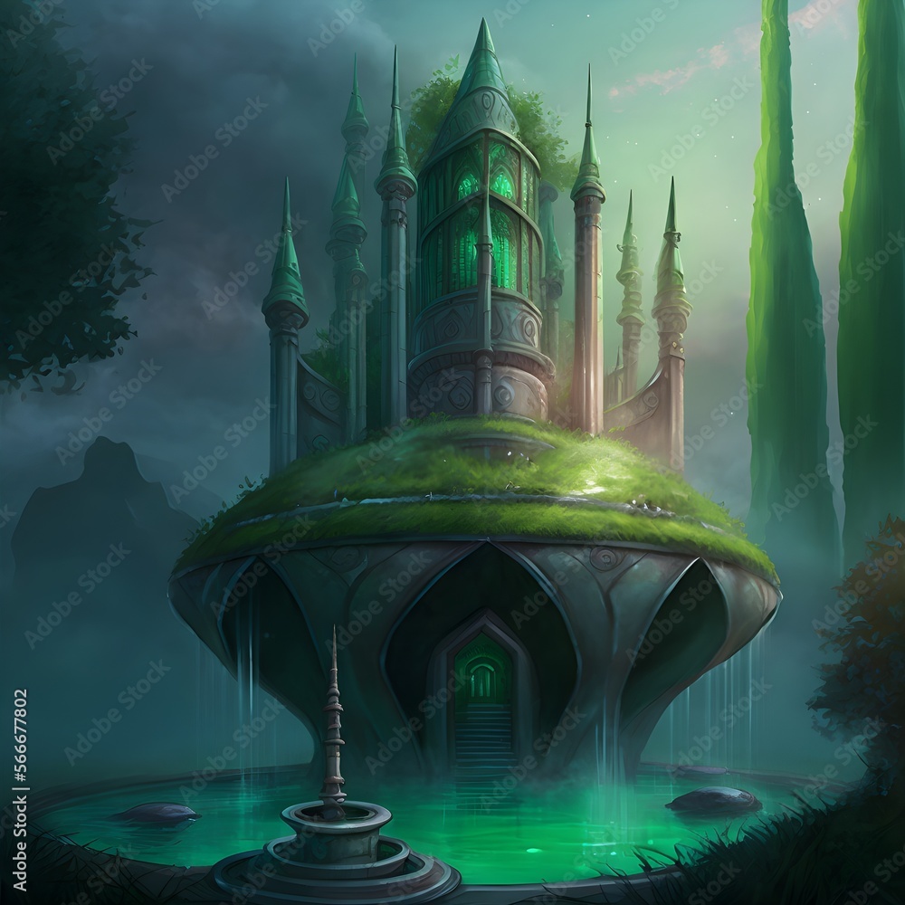 The Towering Spa is a luxurious bathhouse located in a field of magical ...