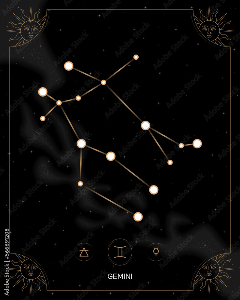 GEMINI zodiac horoscope star constellation space symbol, horoscope ...