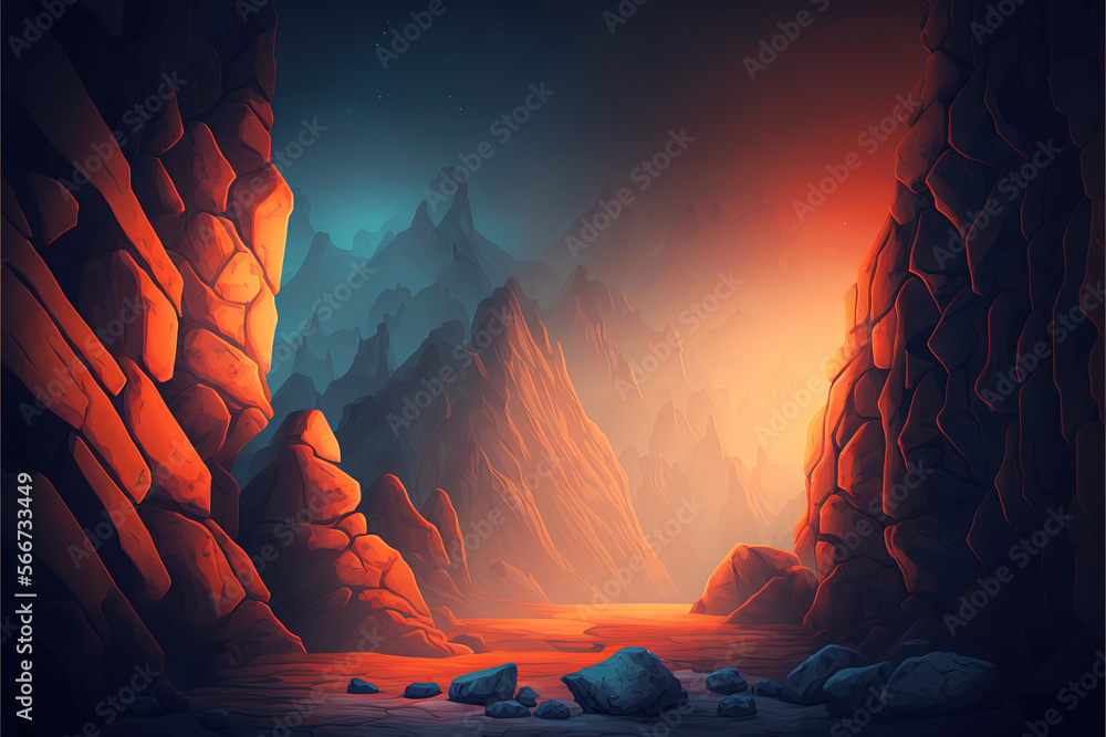 ภาพประกอบสต็อก Fantasy world background - Fantasy worlds backgrounds ...