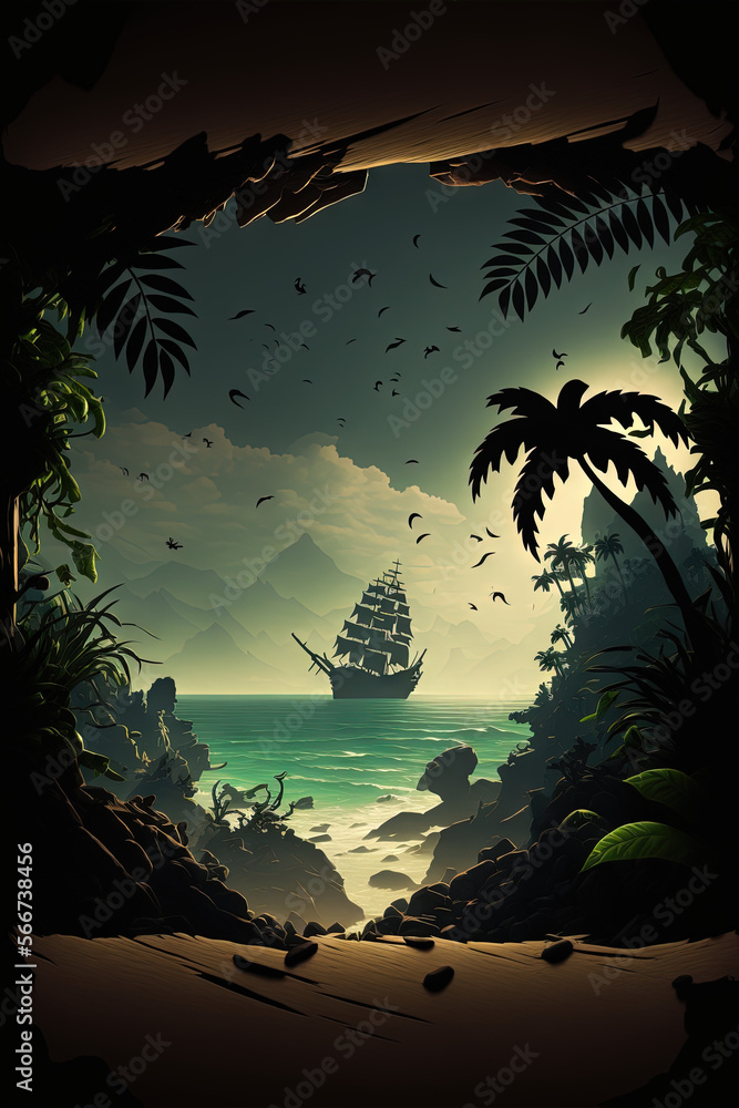 Pirates themed background - Pirates backgrounds series - Pirates theme ...