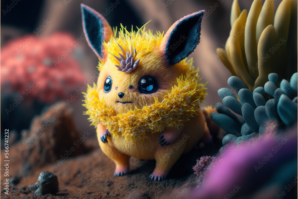 Yellow minion - Mini creatures series - Miniature Yellow creature ...