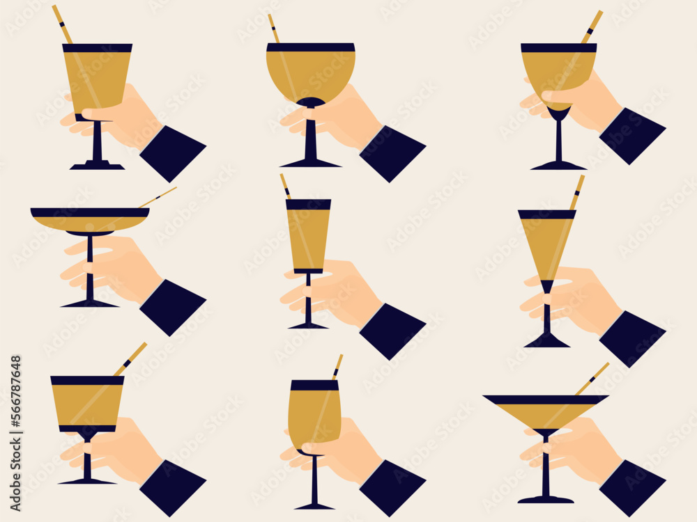 1920s Alcohol Glasses