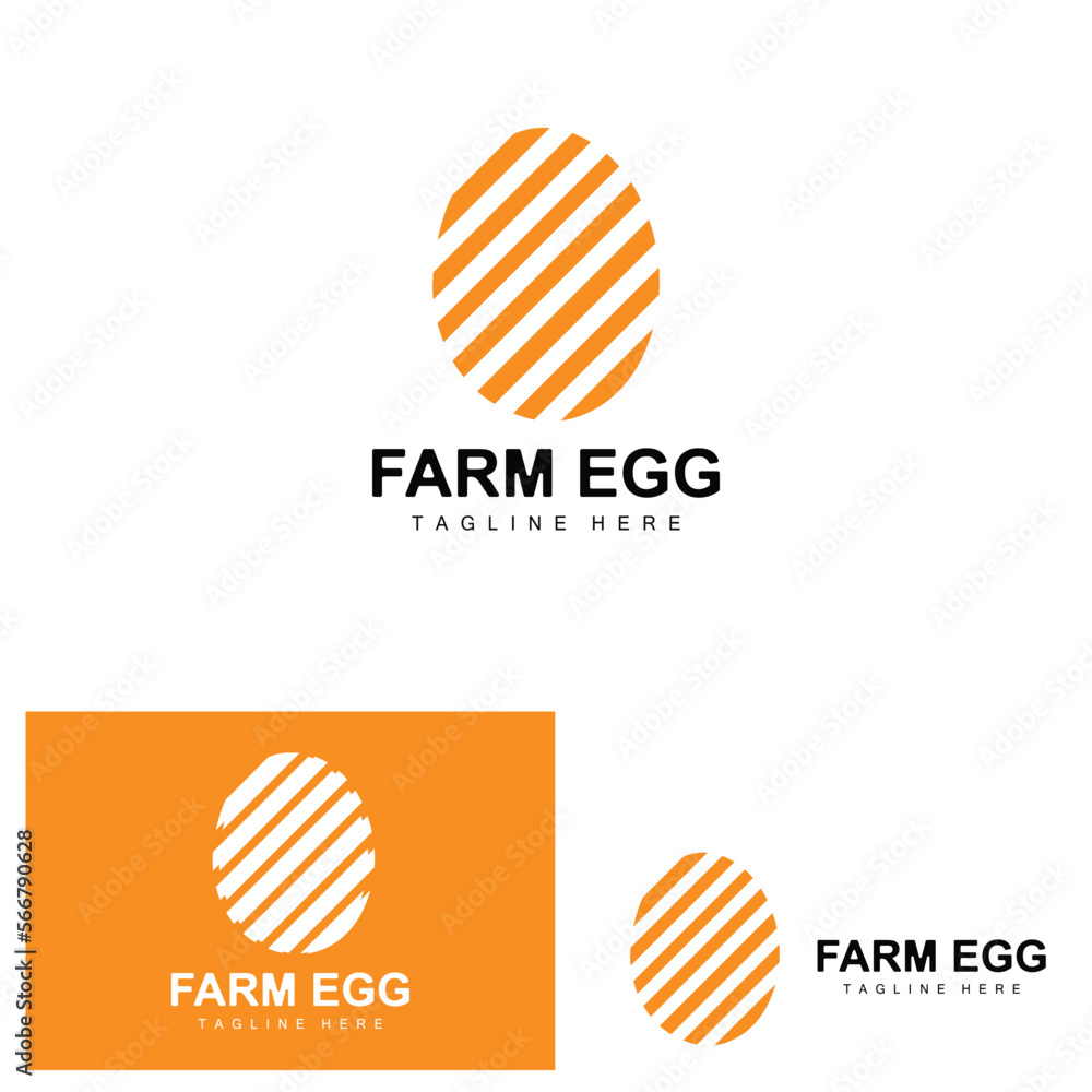 Egg Logo, Egg Farm Design, Chicken Logo, Asian Food Vector Stock Vector ...