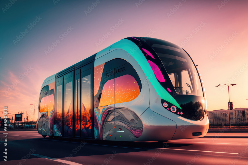 Future of urban autonomus mobility, AV city bus, AV, Public ...