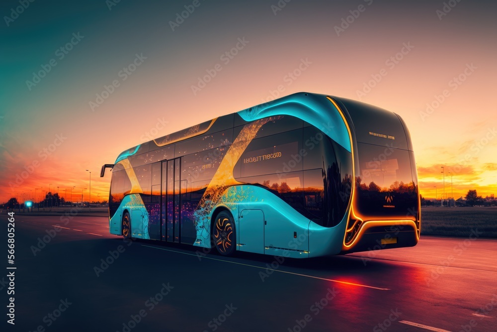 Future of urban autonomus mobility, AV city bus, AV, Public ...