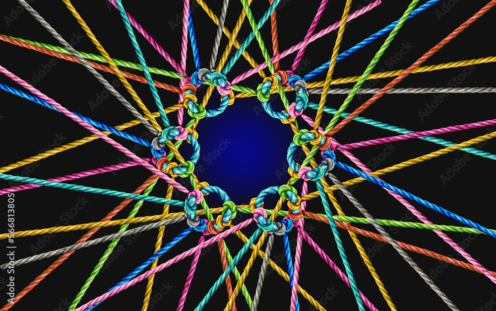 Collective Unity and Group cohesion concept and teamwork as a business ...