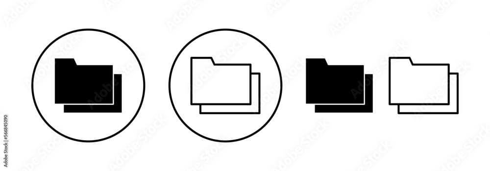 Folder icon vector for web and mobile app. folder sign and symbol Stock ...