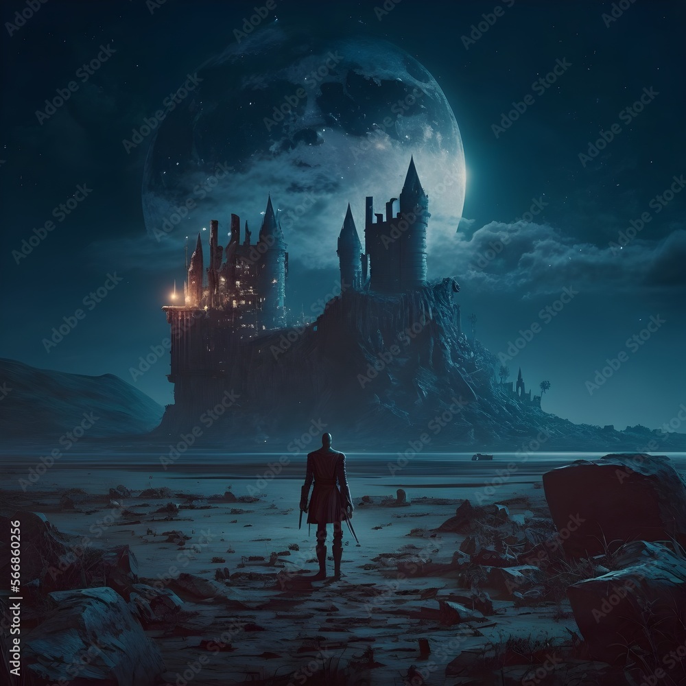 Hogwarts castle in a post apocalyptic environment cyberpunk 2077 ruins ...