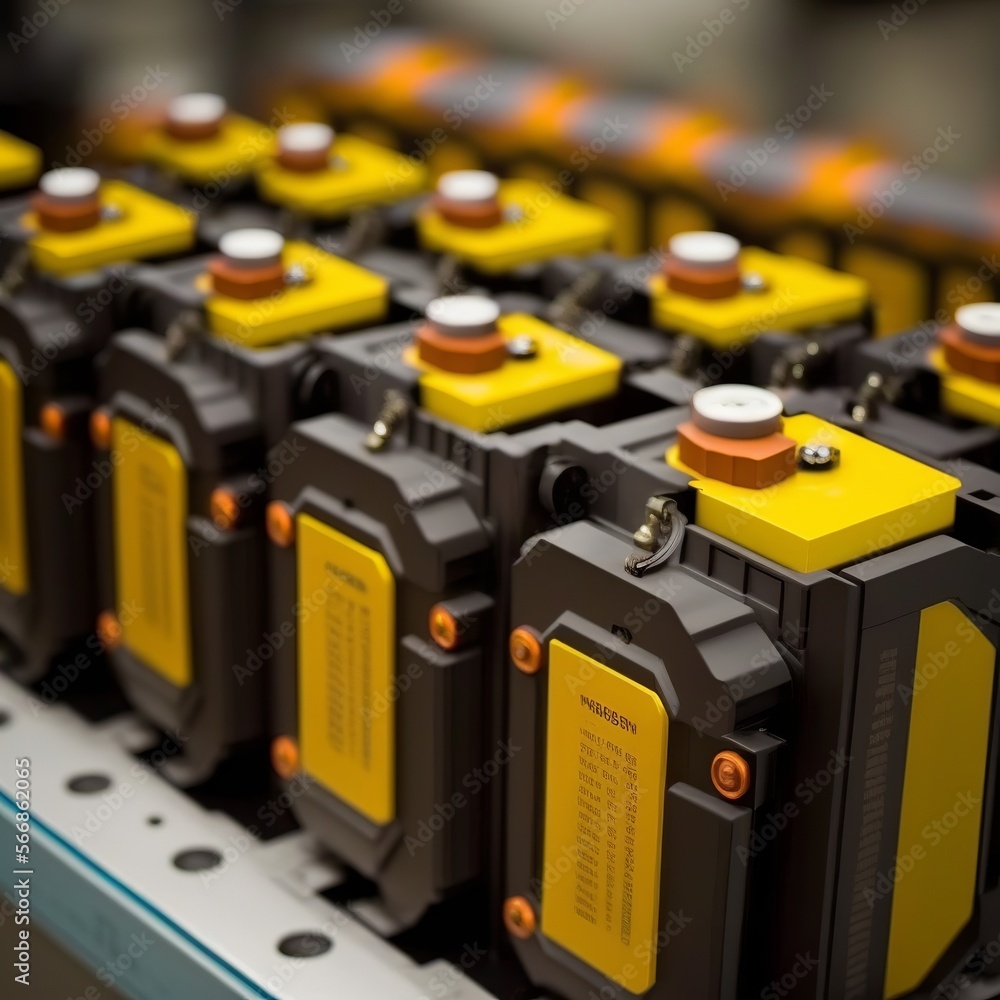 industrial images of lithium ion battery cell in production Stock ...