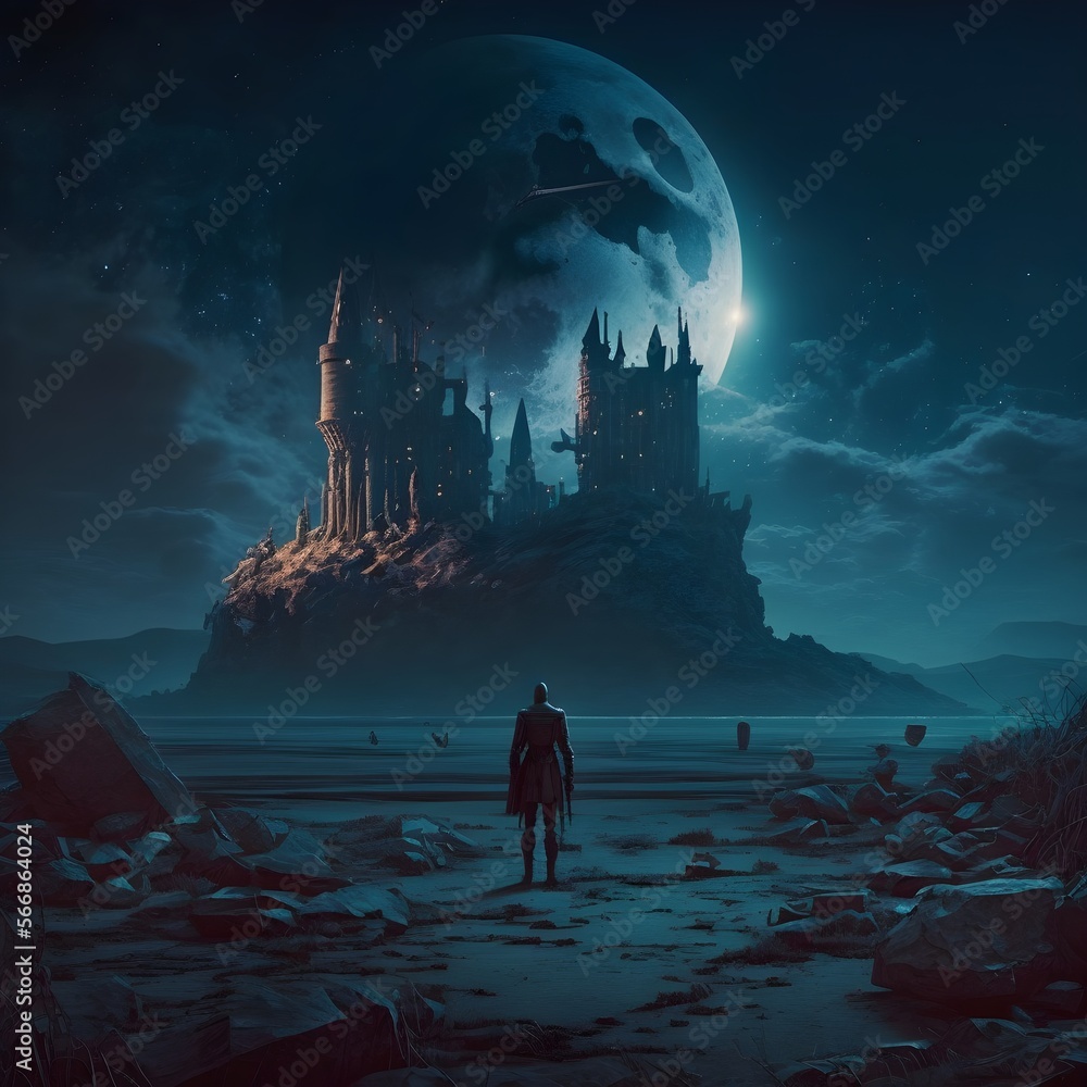 Hogwarts castle in a post apocalyptic environment cyberpunk 2077 ruins ...