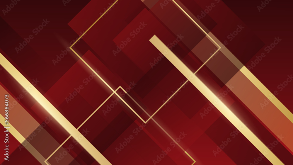 Red and gold luxury background. Vector illustration. Red gold abstract ...