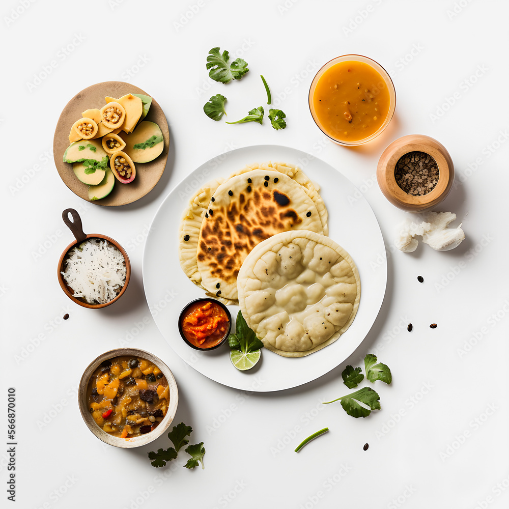 Pupusas on white background food photography. High-quality images ...