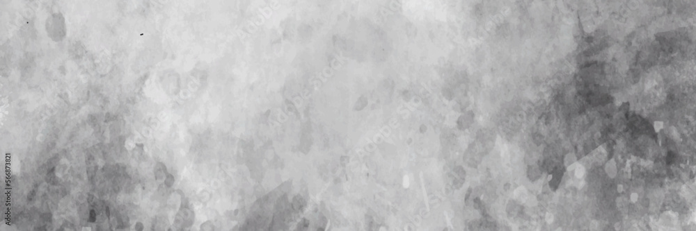 Grey, white watercolor textured on white paper background. Gray ...