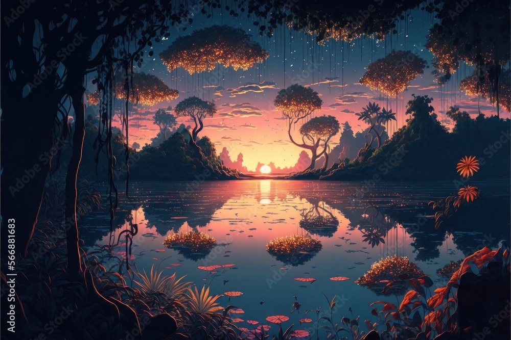 Intricate pointillism style, volumetric lighting and raking light ...