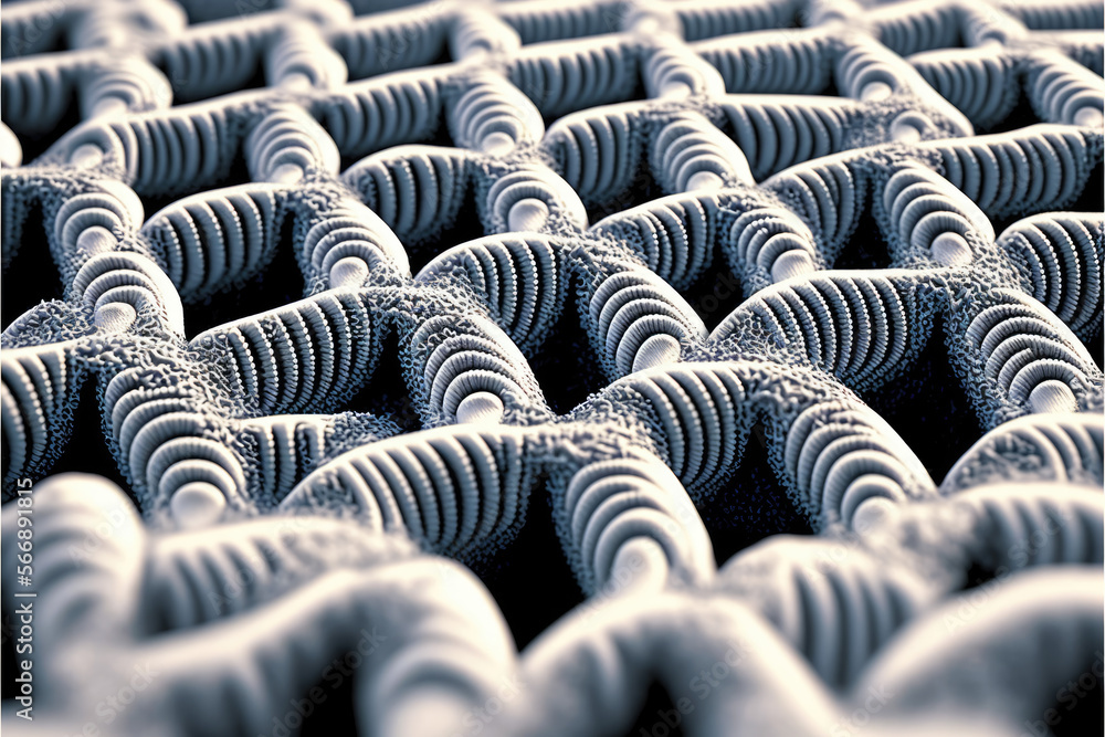 Macro fabric fiber of cloth. cleaning fabric. Disinfecting of washing ...