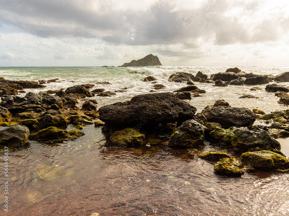 The Red Sand Of Koki Beach and Ka iwi o Pele , Koki Beach Park, Hana ...