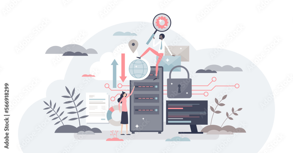 Data center and database hardware and hosting service tiny person ...