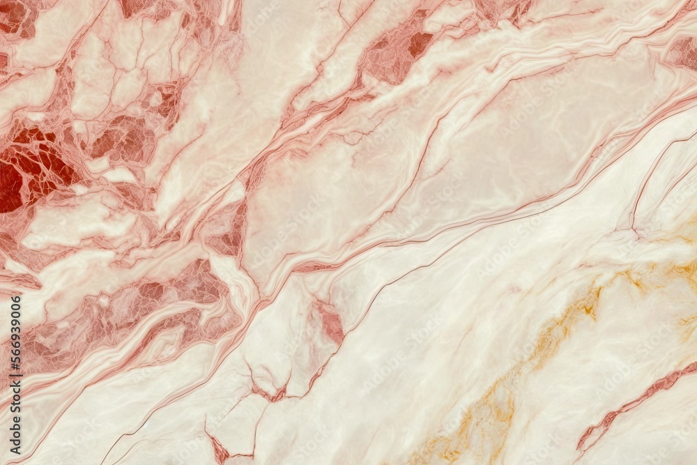 soft red marble texture background with gold highlight, generative ai ...