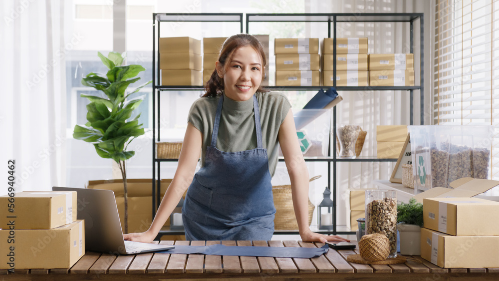 Go green vendor use eco packaging parcel carton box in net zero waste ...