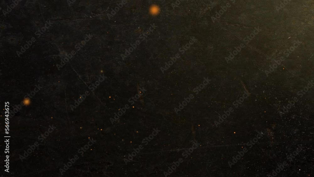 Video Stock Slow motion of flowing fire sparks from left side on rough ...