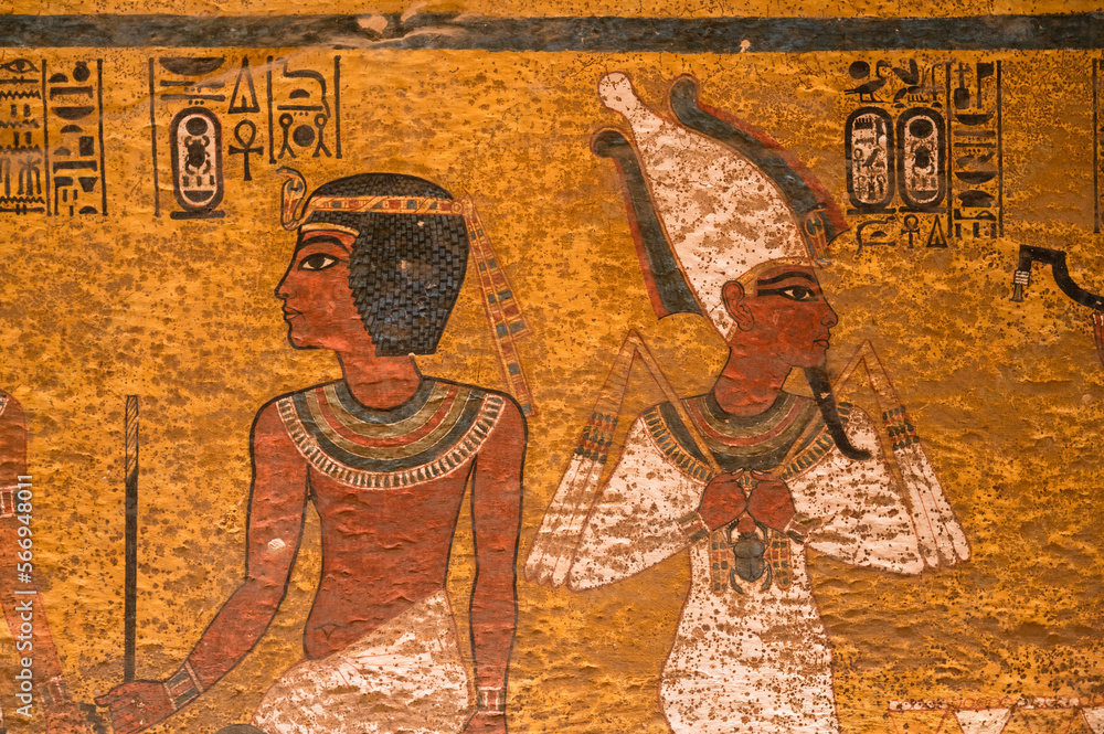 Ancient Egyptian Tomb Hieroglyphics