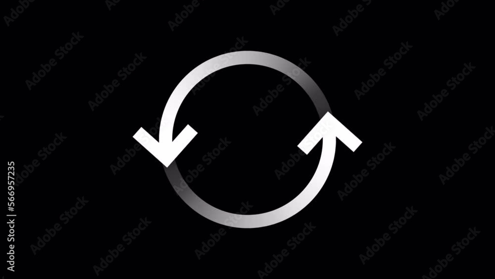 Loading Circle, Video. Loading Animation Icon on Transparent Background ...