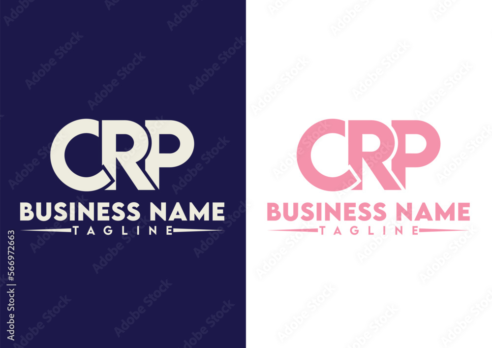 Letter CRP logo design vector template, CRP logo Stock Vector | Adobe Stock