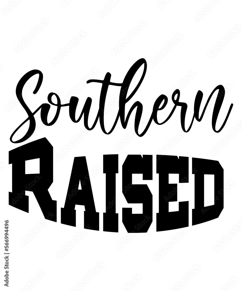 Southern Raised SVG Cut File, Western Svg Cut File, Western Svg T-Shirt ...