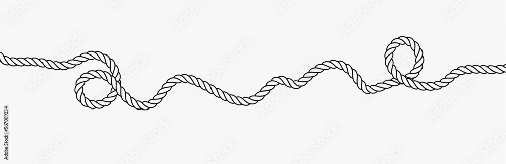 rope vector illustration Stock Vector | Adobe Stock