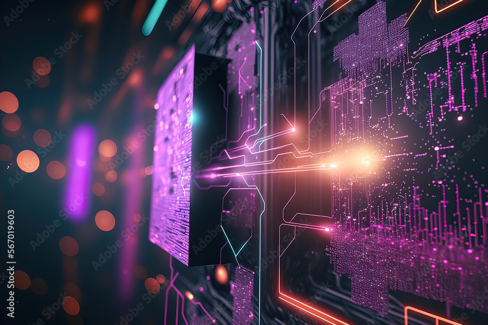 Abstract web, internet, digital lines, worldwide network, abstract ...