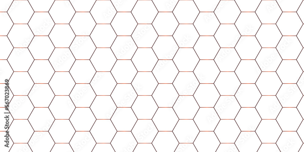 Background with hexagons . Abstract background with lines . white ...