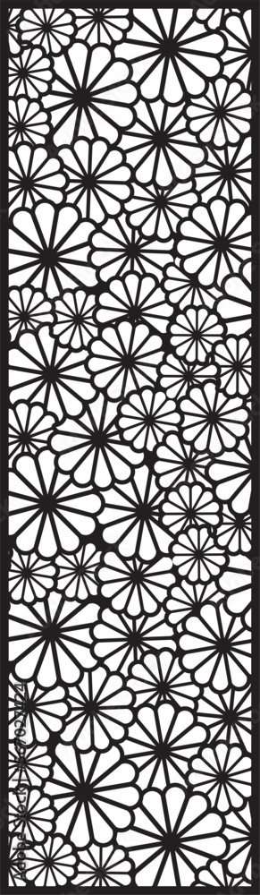 Set template for laser cutting and Plotter. Vector illustration ...