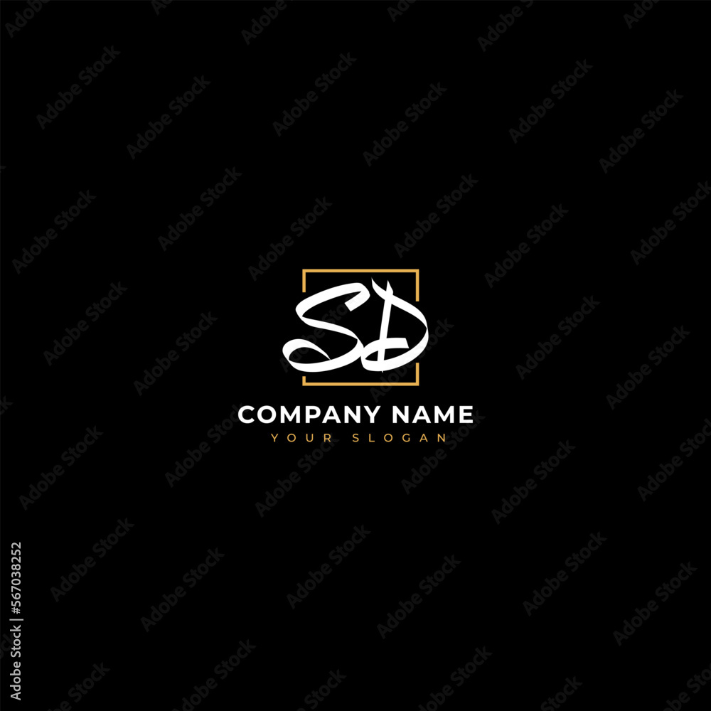 Letter SD logo vector design template Stock Vector | Adobe Stock