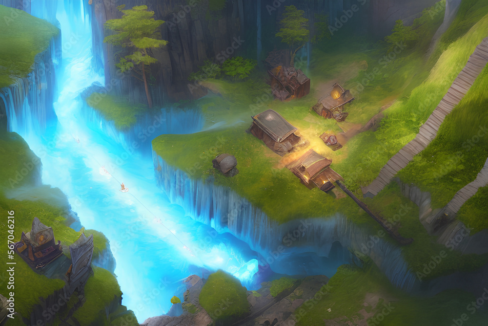 RPG Map Scenery (Mobile Games Style)- Background for Level Design, RPG ...