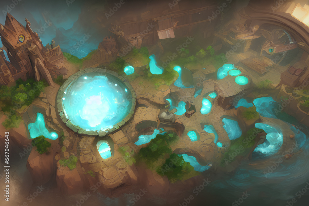 RPG Map Scenery (Mobile Games Style)- Background for Level Design, RPG ...