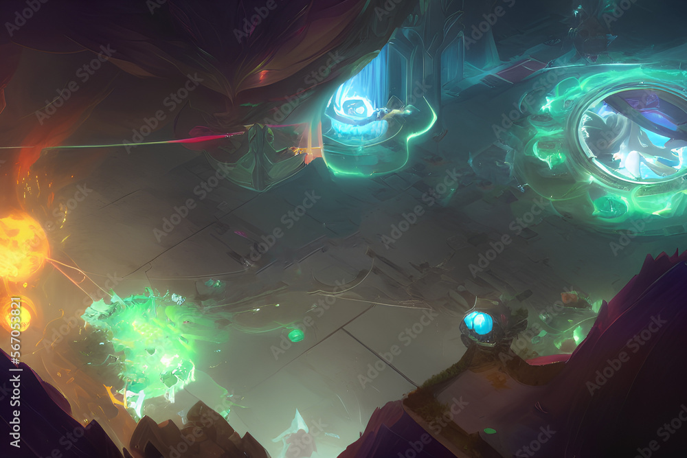 RPG Map Scenery (Mobile Games Style)- Background for Level Design, RPG ...