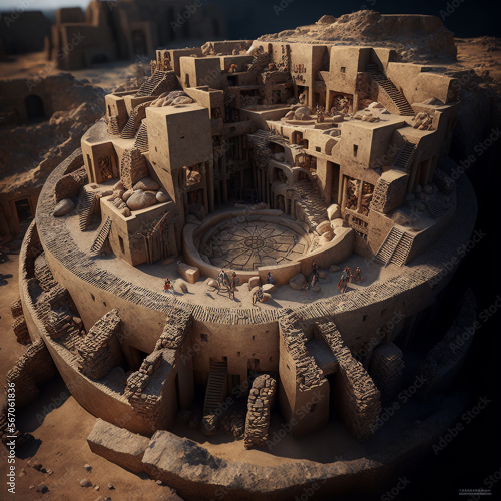 Gobekli Tepe: Ilustrações que revelam segredos de uma era antiga Stock ...
