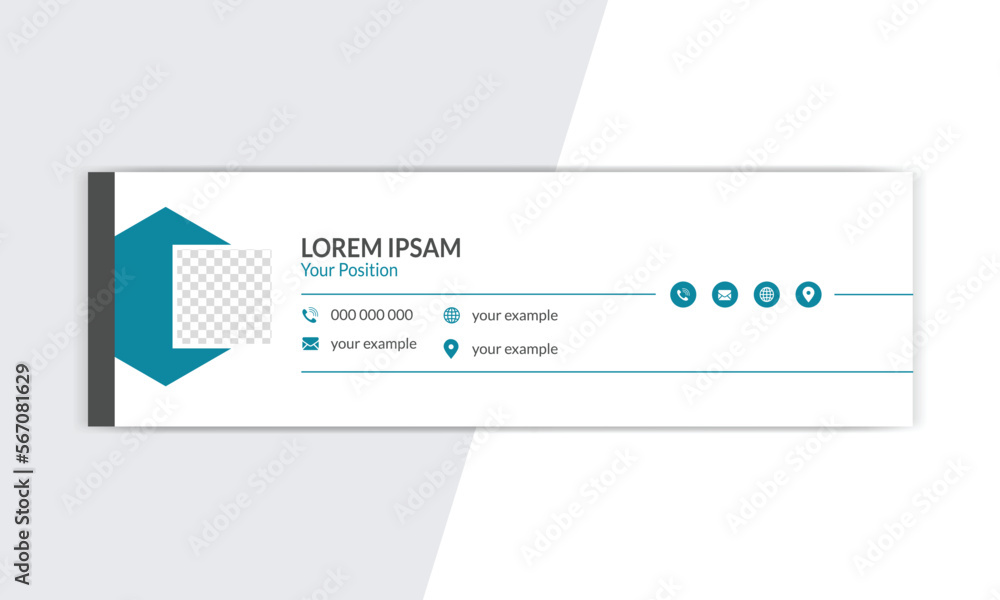 email signature template, signatures, business cards, business email ...