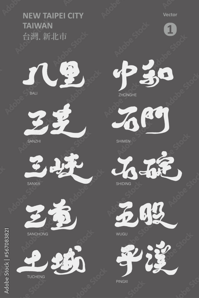 台灣，新北，"Taiwan New Taipei City Important Sightseeing City" special ...