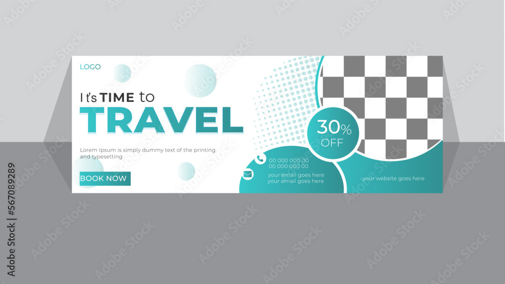 Travel agency Facebook cover or social media tour vacations Facebook ...
