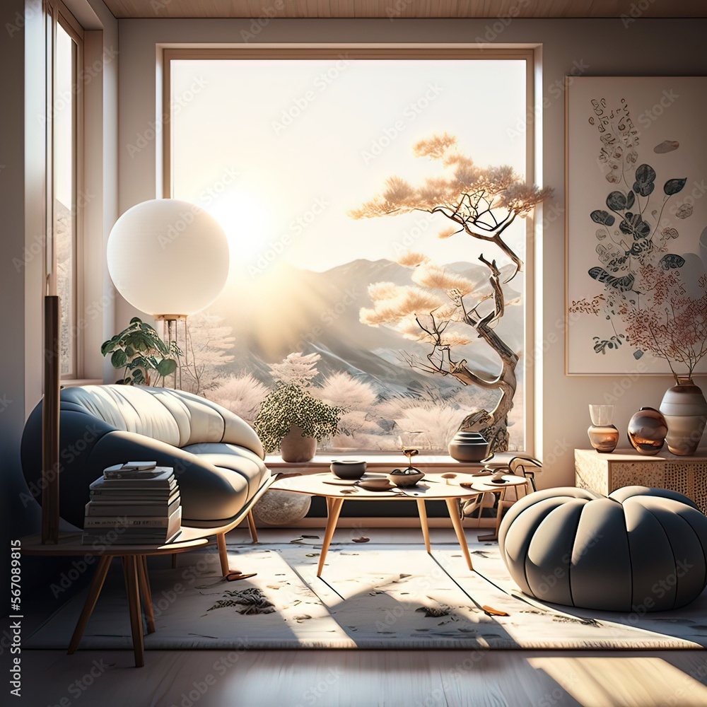 Architectural Digest photo of a Japanese and Scandinavian design style ...