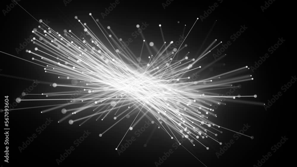 Abstract Sticks And Particles Background Slow Motion/ 4k animation of ...