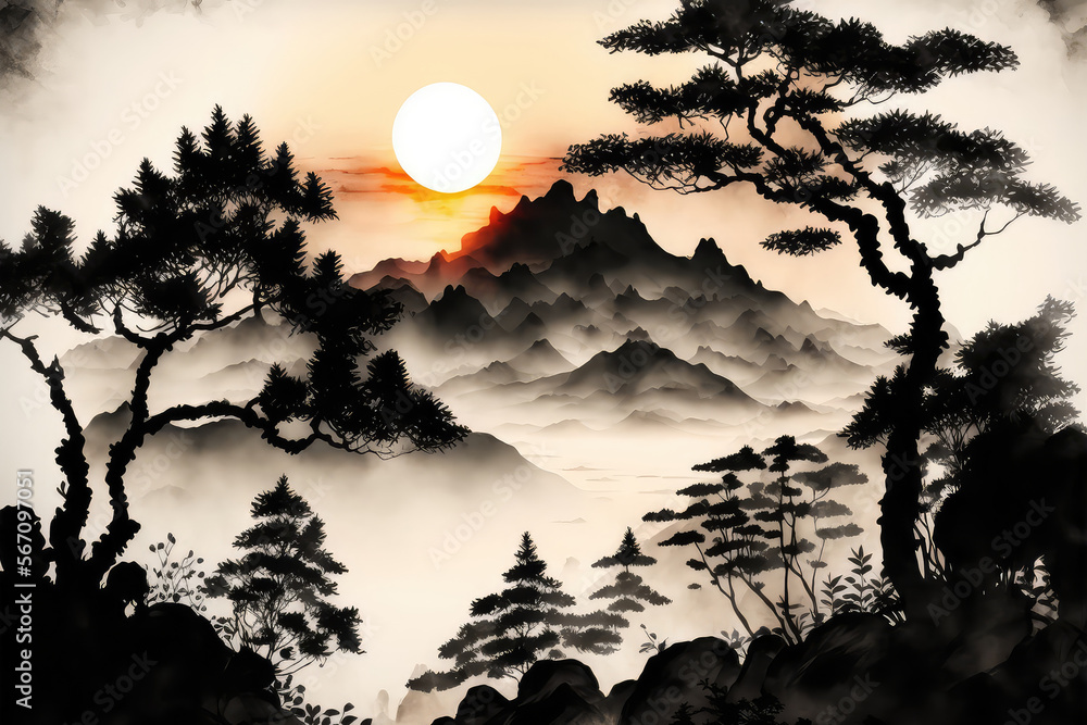 Ancient Chinese Art Landscape