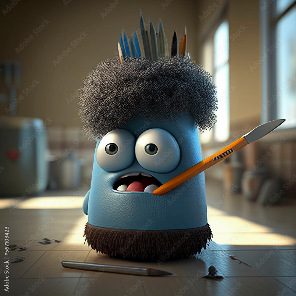 Tooth monsters! Fantasy characters inspired by teeth, ideal for ...