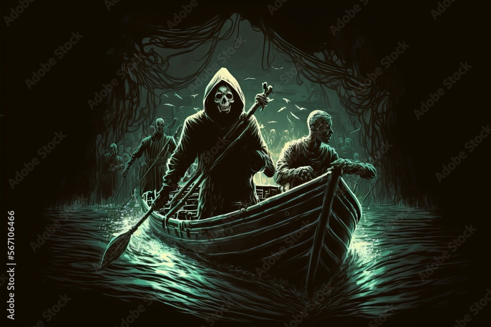 The darkest and furious men with glowing souls on a boat meet the grim ...