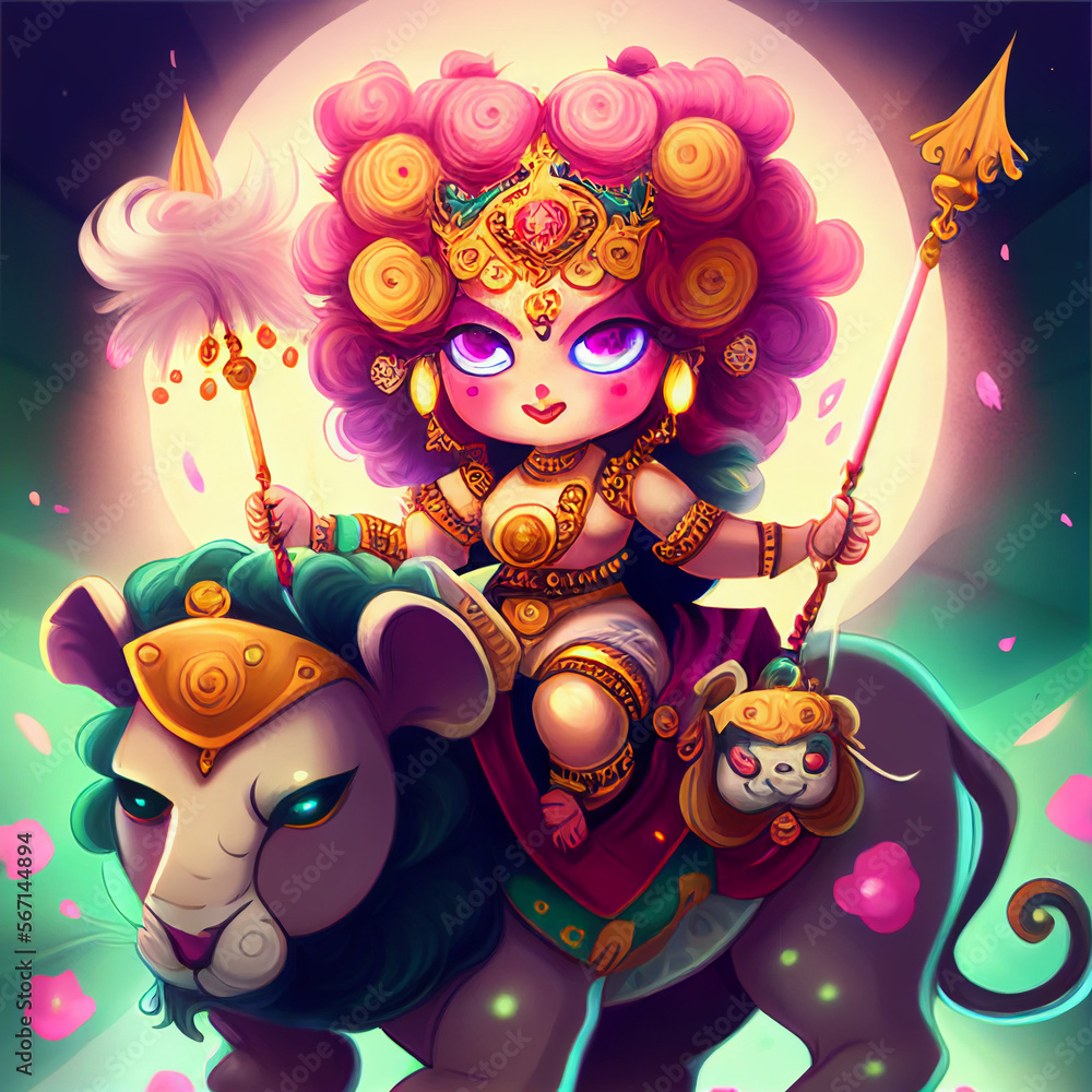 Goddess Durga Animation